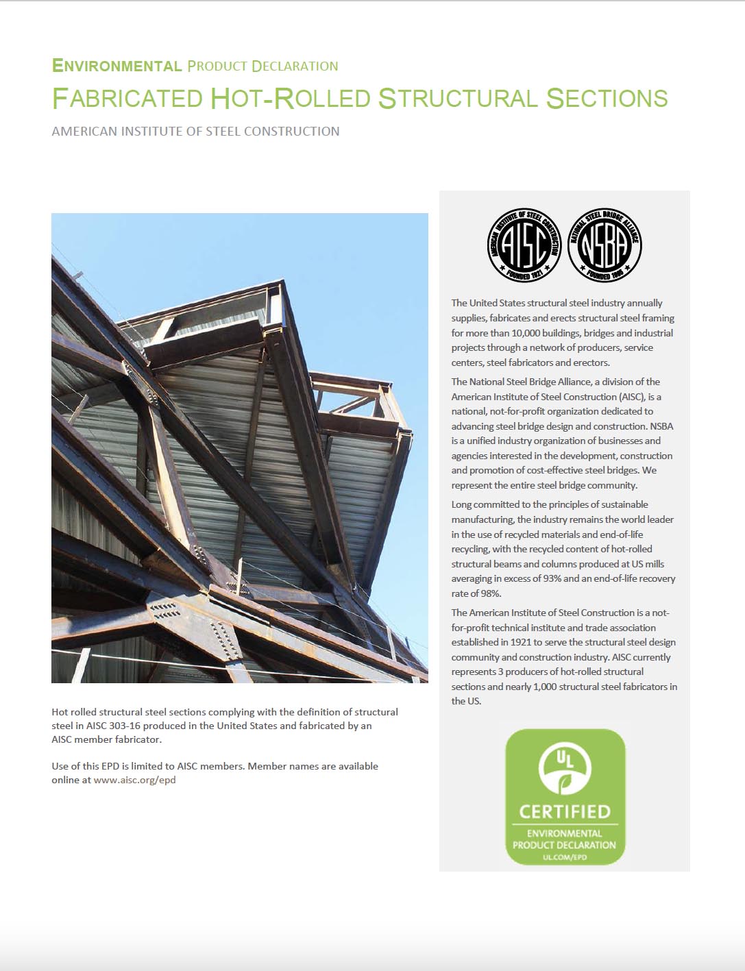 Environmental Product Declarations - Carbon Materials Carbon Management